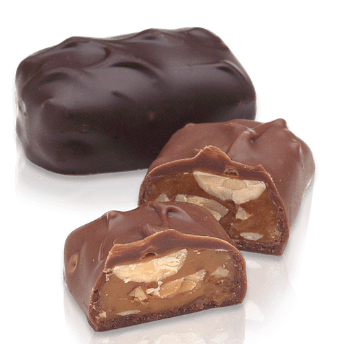 Almond Crunch Milk Chocolate (20 pc Tray) by Abdallah Candies, MN's ...